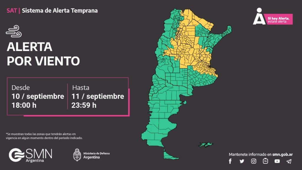 Alerta por vientos y tormentas abarca a nuestro distrito | La Trocha ...